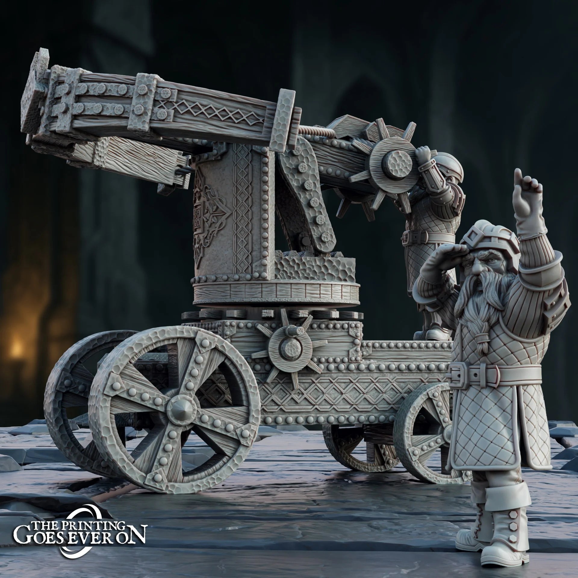 Dwarven Ballista with crew – Greenskin Games