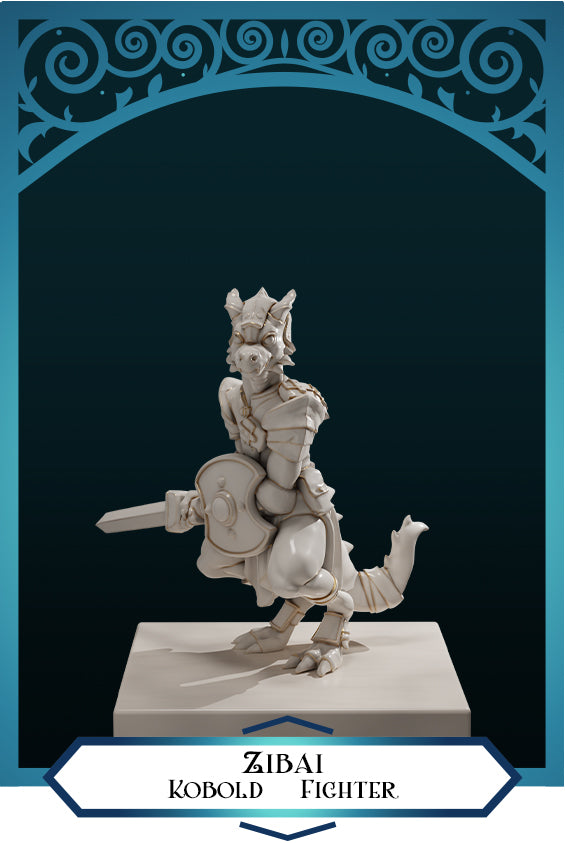 Zibai Female Kobold Fighter – Greenskin Games